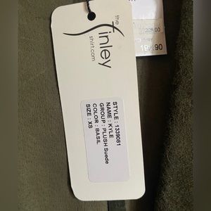 Finley | Jackets & Coats | New Finley Kyle Long Suede Jacket In Basil ...